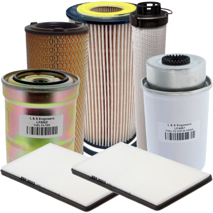 1000 Hours Filter Kit for JCB 48z T4 Mini Excavator (Perkins Engine ...