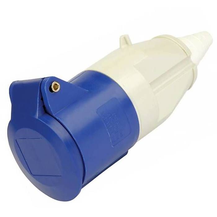 240v Trailing Socket, Size: 32 Amp, Colour: Blue, BS Approved | L&S ...