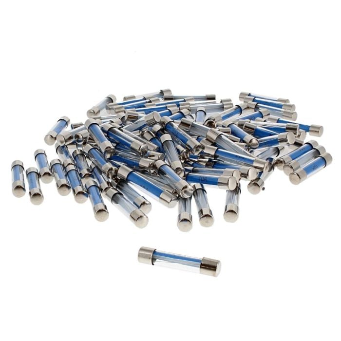 Glass Auto Fuses, 10 Amp, Pack of 100 | L&S Engineers