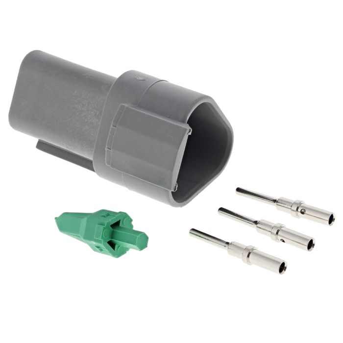 Deutsch 3 Pin Receptacle Connector Kit - 5 Pieces - 374 158 | L&S Engineers