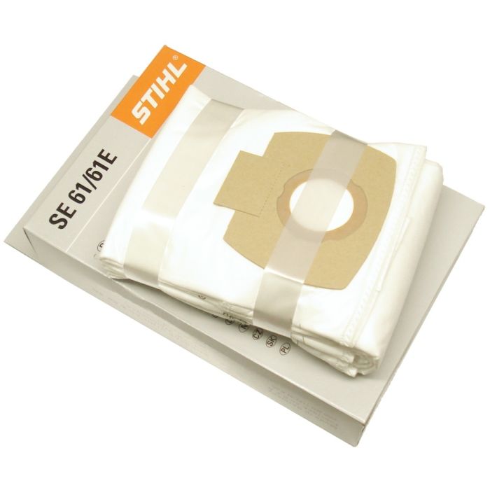 5 Filter Bags for Stihl SE61, SE61E Vacuums - 4901 500 9004 | L&S Engineers