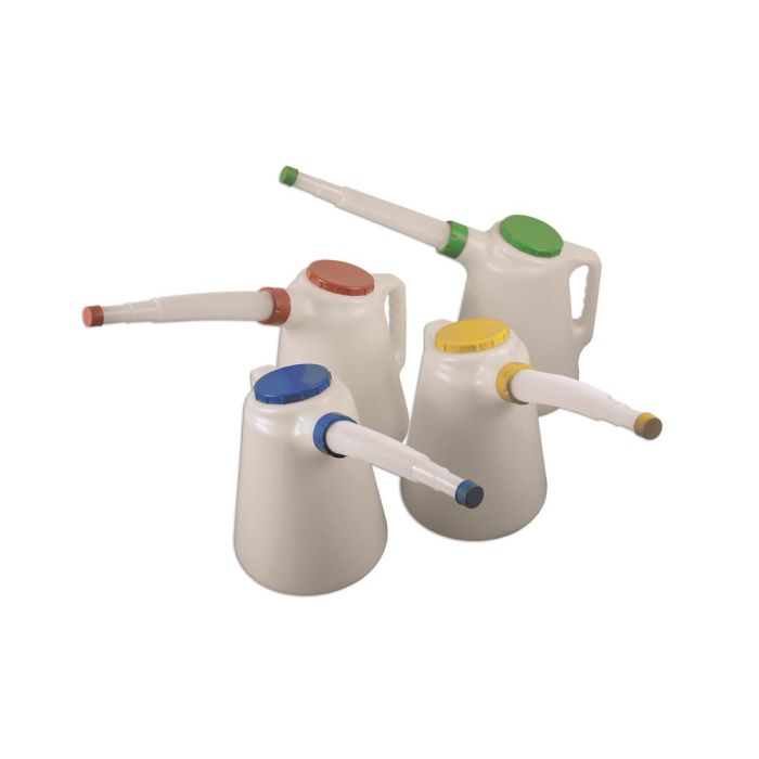 Oil Measuring Jug Set 5L 4pc | L&S Engineers