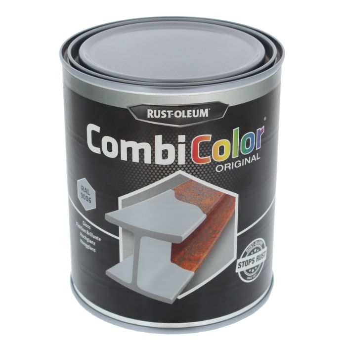White Aluminium Gloss Paint Combi-Colour Original RAL 9006 750ml | L&S ...