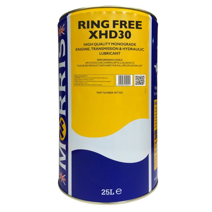 Morris 30W Monograde Ring Free XHD Engine Oil - 25 Litre | L&S Engineers