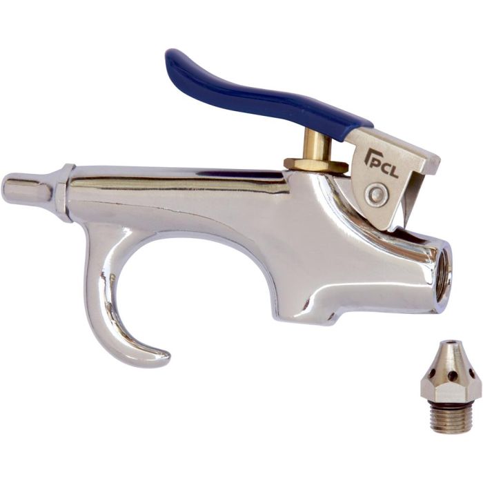 PCL Palm Blow Gun, W/ Conical & Safety Nozzles - BG605 | L&S Engineers