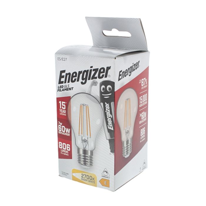 LED ES (E27) GLS 806 lm 7.2W Filament Dimmable Bulb (Warm White) - OEM ...