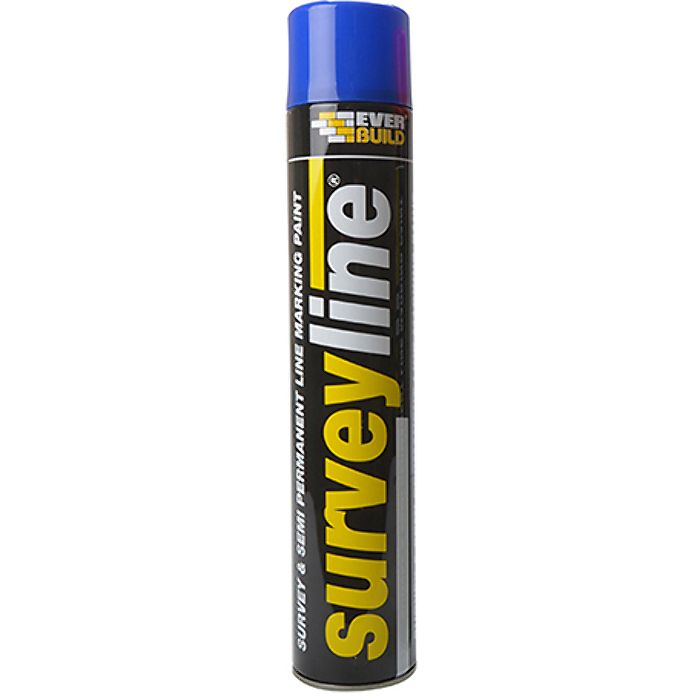 Surveyline Marker Spray Blue 700ml by Everbuild - SURVEYBLUE | L&S ...