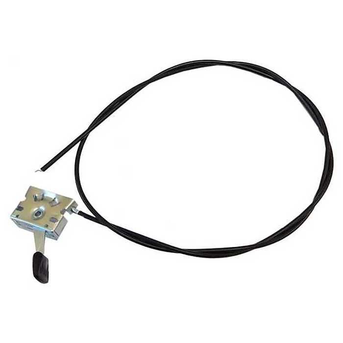 Universal Throttle Cable c/w Lever Assy, Length: 72" | L&S Engineers