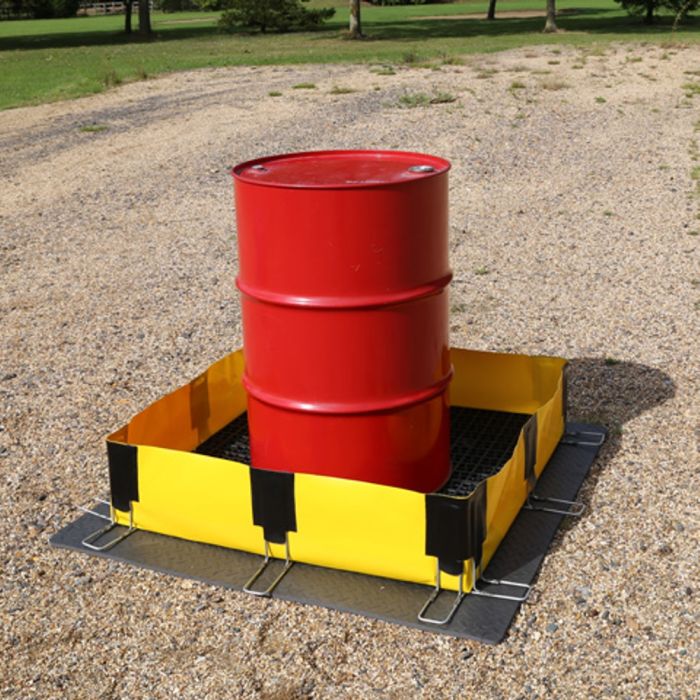 Portable Containment Bund 100×100×25cm with Flexible Walls Capacity ...