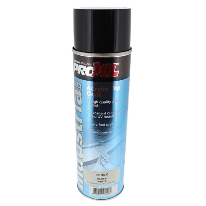 ProXL Industrial Acrylic Topcoat Aerosol - Terex White (500ML) | L&S ...