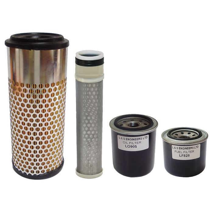 Filter Service Kit for Kubota KX91-3S Mini Digger/Excavator | L&S Engineers