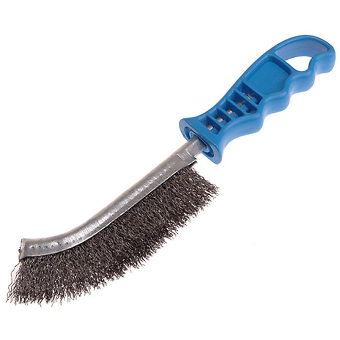 Universal Hand Brush 260mm x 28mm 0.3 Crimped Steel Wire by Lessmann ...