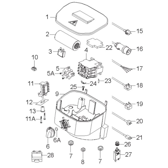 Electric Box Assembly for Nilfisk MC 3C-140/570 230/1/50/13 Pressure ...
