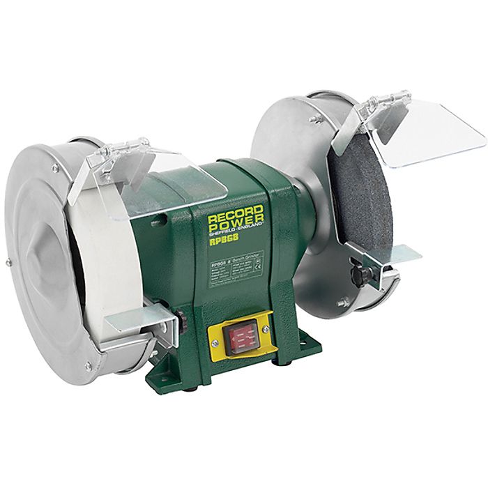 RPBG8 200mm Bench Grinder 500 Watt 240 Volt by Record Power - 71500 ...