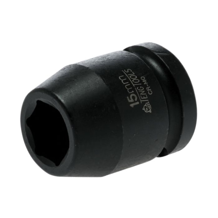 Impact Socket Hexagon 6-Point 1/2in Drive 15mm | L&S Engineers
