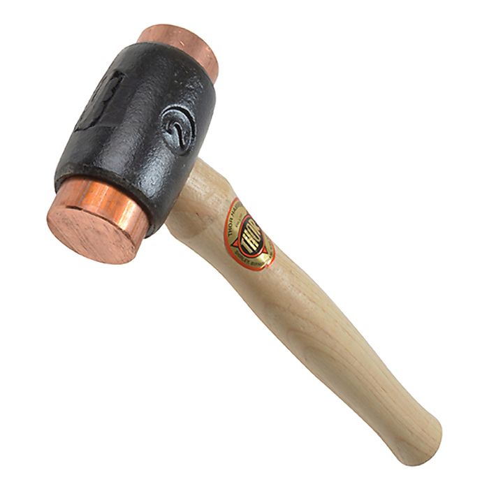 312 Copper Hammer Size 2 (38mm) 1260g by Thor - 04-312 | L&S Engineers