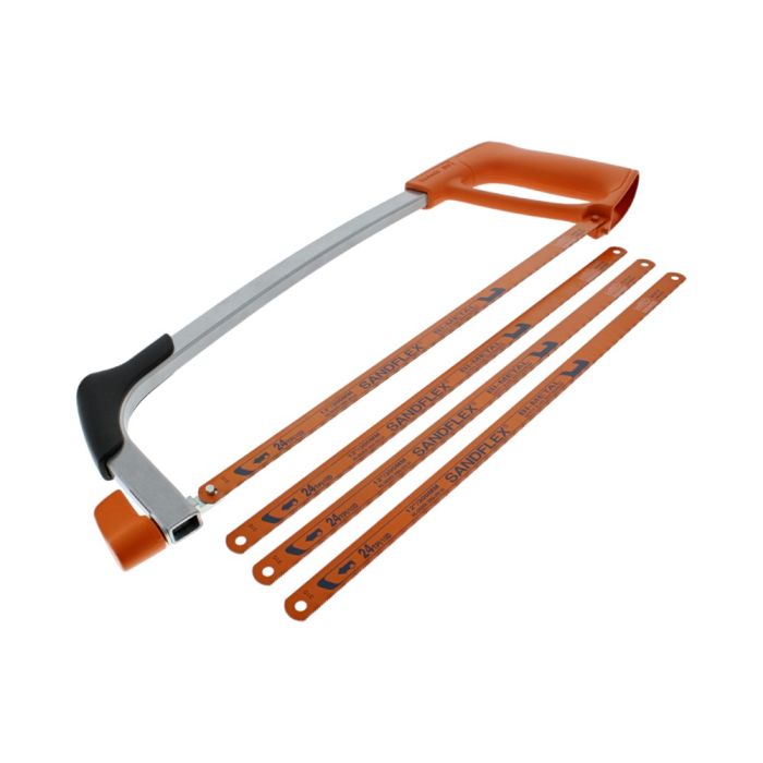 Bahco 300mm (12") Hacksaw With 3 Extra Blades | L&S Engineers