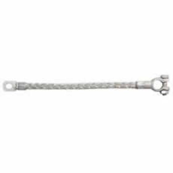 600mm Round Heavy Duty Tinned Copper Earth Strap - 16/32/0.30mm 260A ...