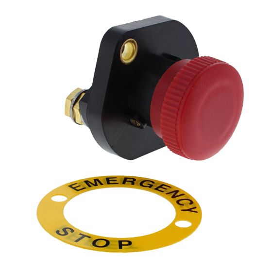 Emergency Push-Button Battery Isolator - 130A 48V - Each - 0-605-40 | L&S