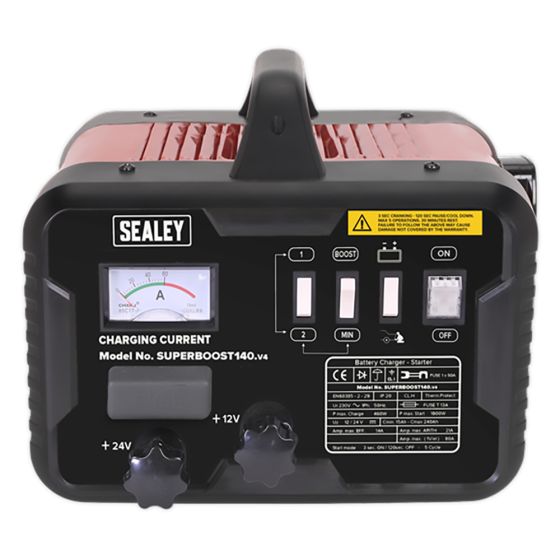 Jump Starter 140/21A 12/24V 230V for Sealey Battery Booster | L&S