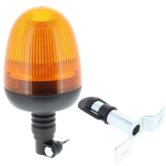 Amber Safety Light with Spigot Mount, Dual Voltage 12/24v | L&S