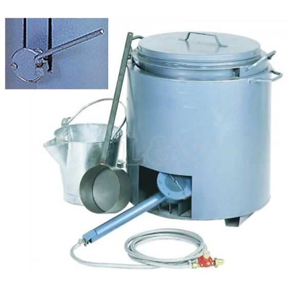 10 Gallon Tar Boiler Kit With Tap | L&S