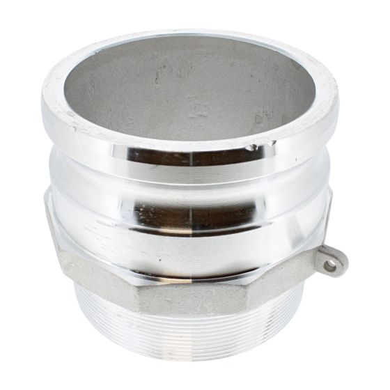 Aluminium 4" Type F Male Camlock Fitting for Hose Connections | L&S
