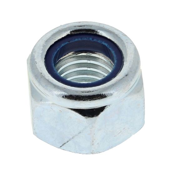 Nylon Lock Nut M12 Zinc Plated - 100 Pack | L&S
