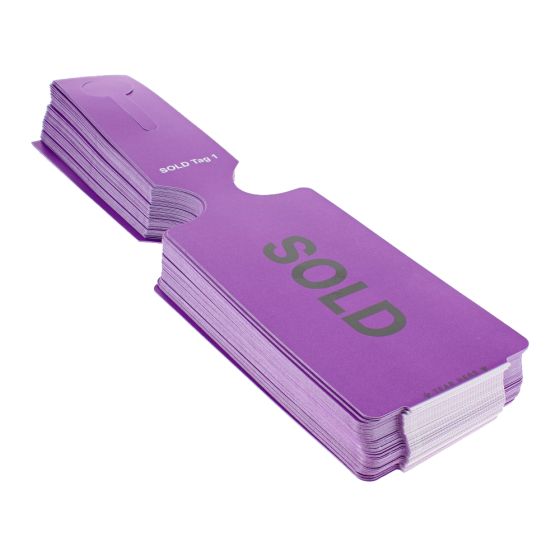 Sold Loop Through Waterproof Tags 100 PK | L&S
