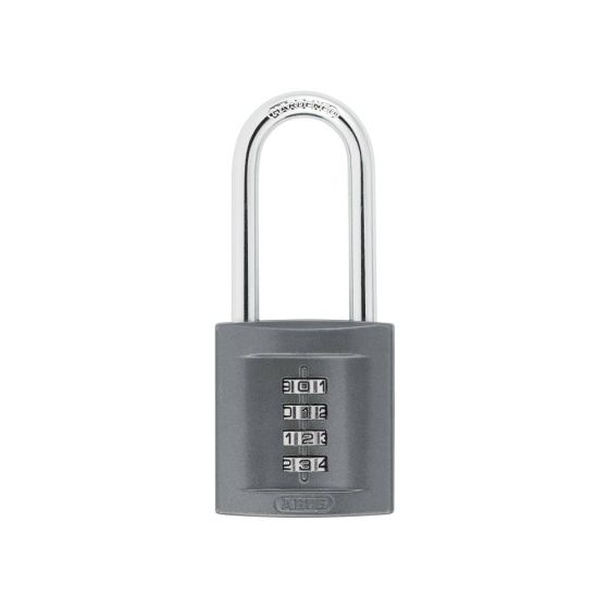 ABUS 50mm Padlock Long Shackle 4 Digit Combination Padlock - 158/50HB50 ...