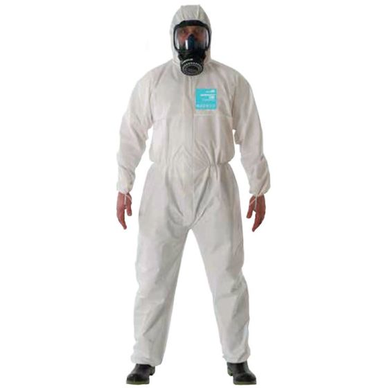 Microgard 2000 Suit Liquid /Particle Protection Elasticated Waist White ...