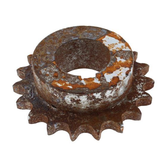 Chain Sprocket 19 Tooth 1½" Bore With Keyway 5/8 Pitch Chain Fitted To ...