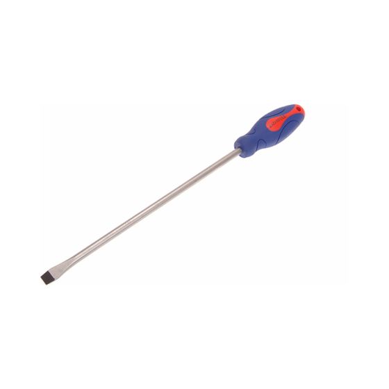 Soft-Grip Screwdriver Slotted Flared Tip 12mm x 300mm by Faithfull | L&S