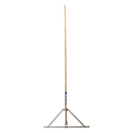 Aluminium Builder's Spazzle with Wooden Handle | L&S