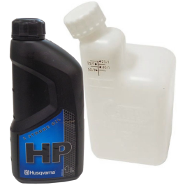 Mixing Bottle & Husqvarna HP 2-Stroke Oil 1L Kit | L&S