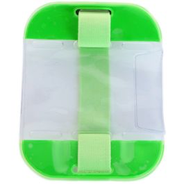 Visible Armband ID - Wipe Clean Clear PVC Adjustable Elastic Band ...