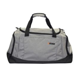 Echo Logo Grey & Black Travel Bag | L&S