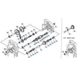 Gear Assembly for Kubota AD70 Tiller | L&S
