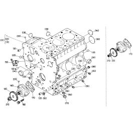 Crankcase Assembly for Kubota D600-BBS Engine | L&S