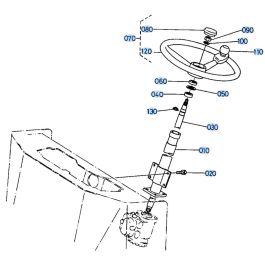 Steering Assembly for Kubota R510 Loader | L&S