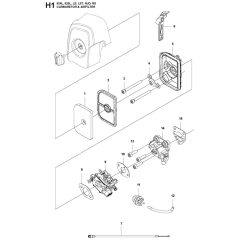 Husqvarna 525LST Brushcutter Parts | Husqvarna Series 4 & 5 ...