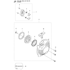 Husqvarna 525LST Brushcutter Parts | Husqvarna Series 4 & 5 ...