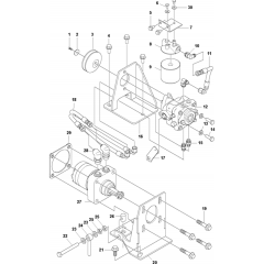 Husqvarna FS3500 G Floor Saw Parts | Husqvarna Diesel/Petrol Floor Saw ...