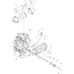 Husqvarna FS3500 G Floor Saw Parts | Husqvarna Diesel/Petrol Floor Saw ...