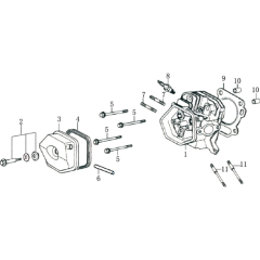 Loncin G340FD (337cc, 10hp) Engine Parts | Loncin G-Series Engine Parts ...