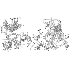 Honda G400K1 Engine Parts | Honda G400 Engines | Honda G Series Engine ...