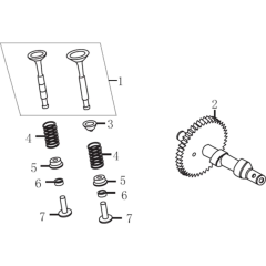 Loncin LC152F A Shaft (97cc, 1.8hp) Engine Parts | Loncin L & V-Twin ...