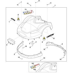 Stihl RMI 632.1 P Robotic Mower Parts | Stihl RMI 6 Series Robotic ...