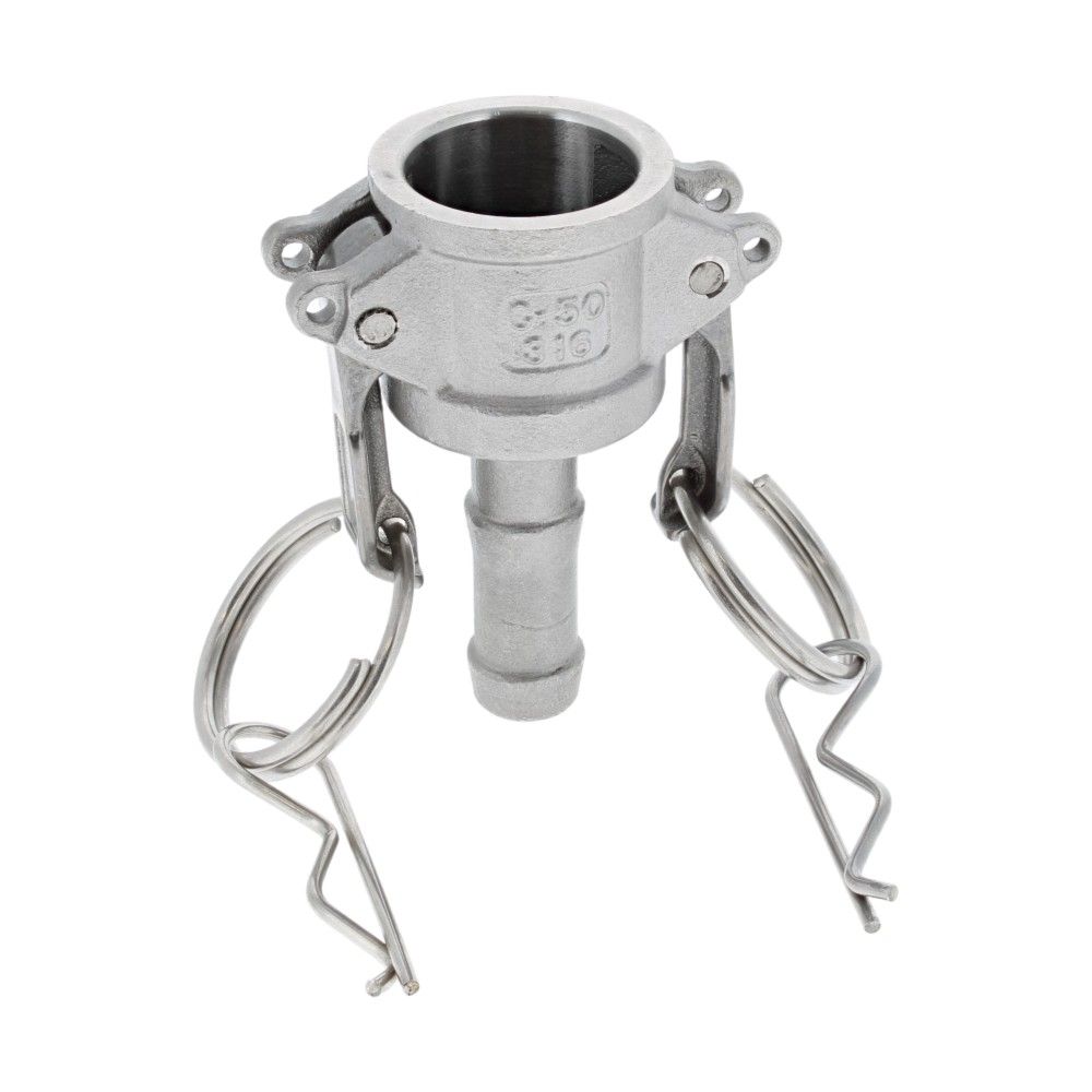 1/2" Type C Camlock X Hosetail Stainless Steel | L&S
