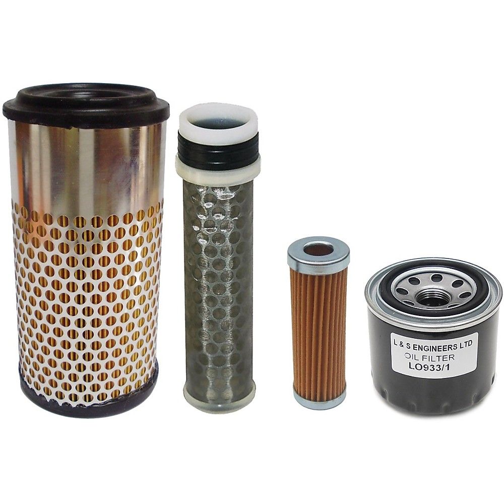 Excavator Filter Kit for Kubota U10 - Complete Maintenance Set | L&S